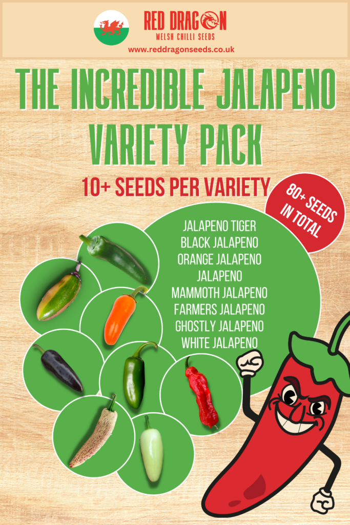 Jalapeno Variety Pack - Jalapeno Chilli Seeds - 8 Different Varieties ...
