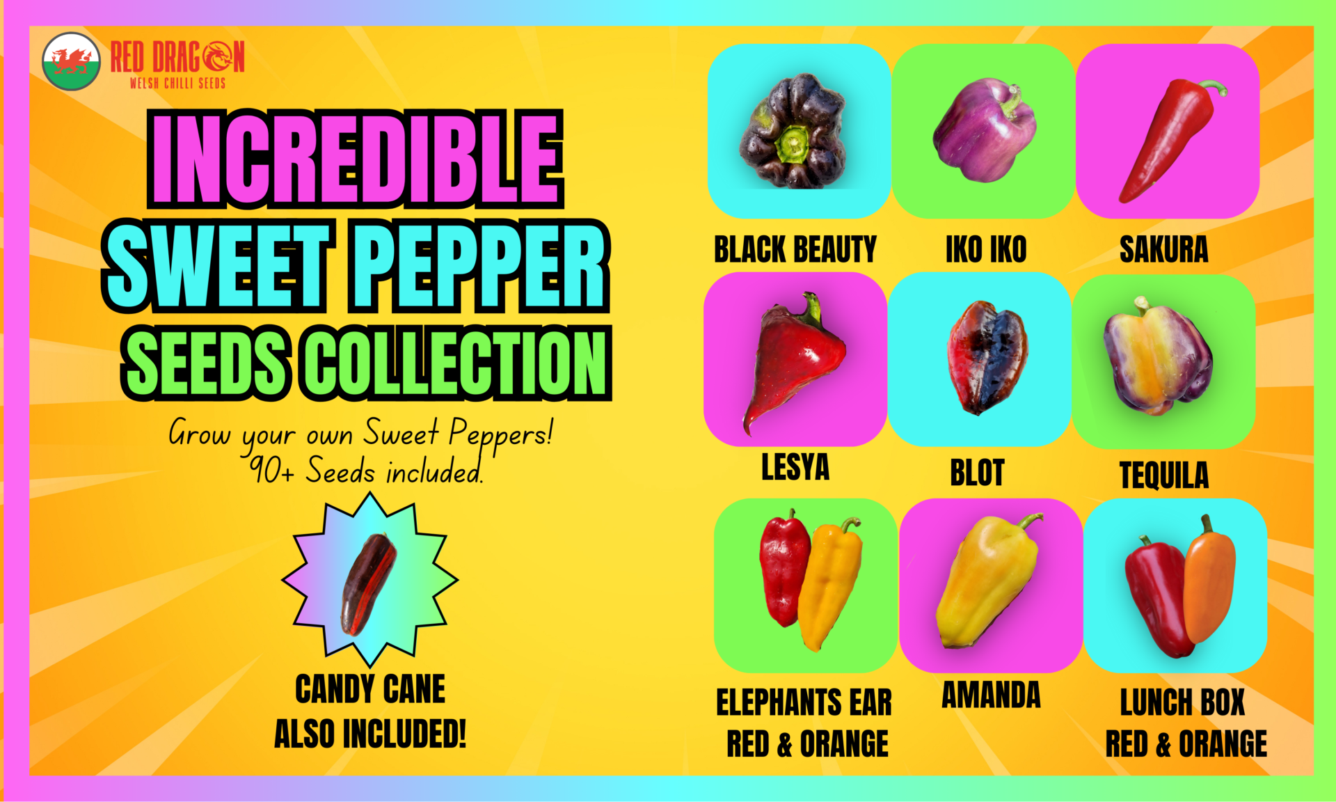 Sweet Pepper Seeds Collection