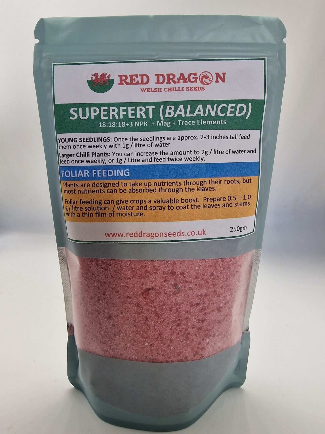 SuperFert Plant Fertiliser - Chilli Fertilizer - Red Dragon Seeds