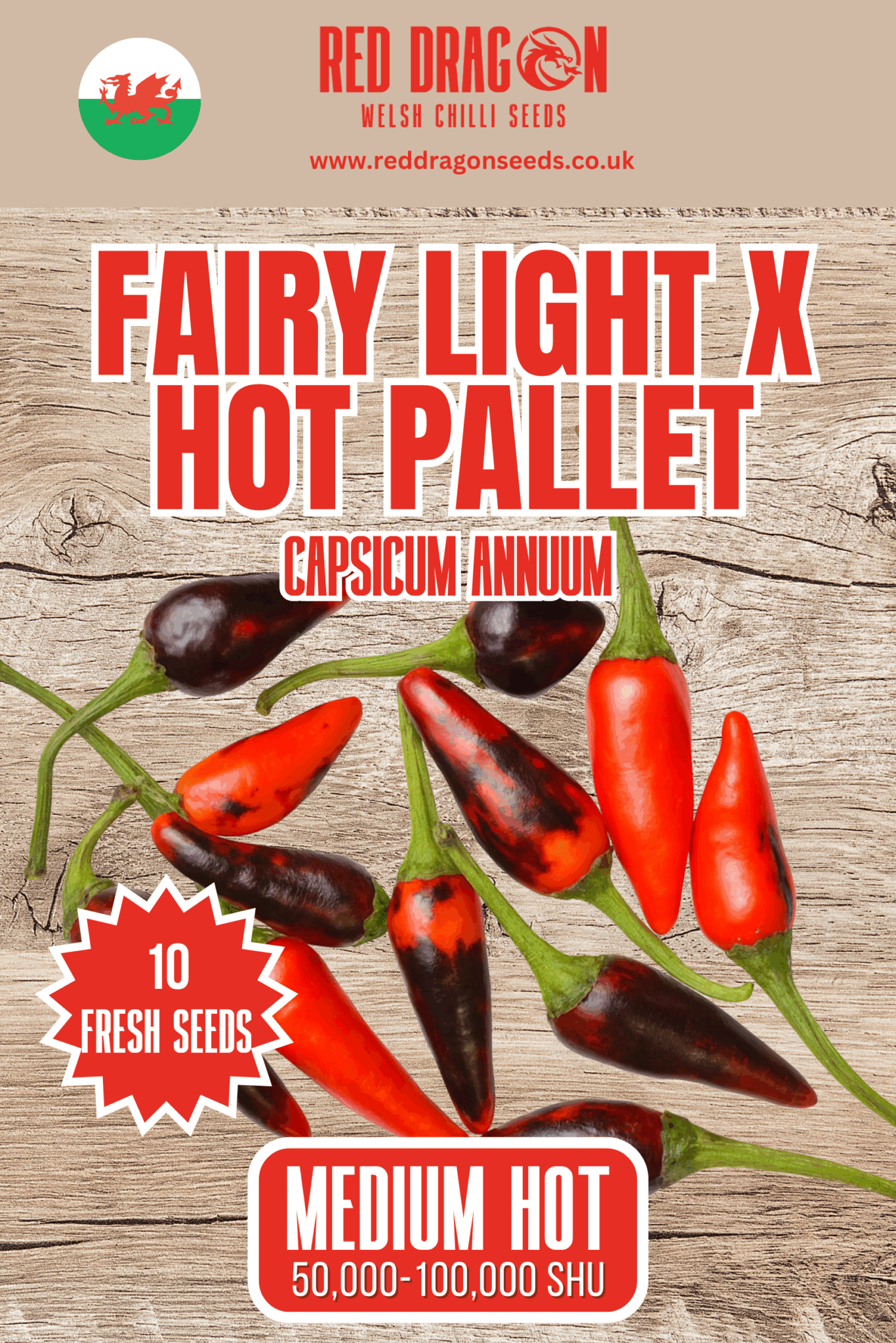 Fairy Light x Hot Pallet Chilli Seeds - Fairy Light x Hot Pallet Pepper ...