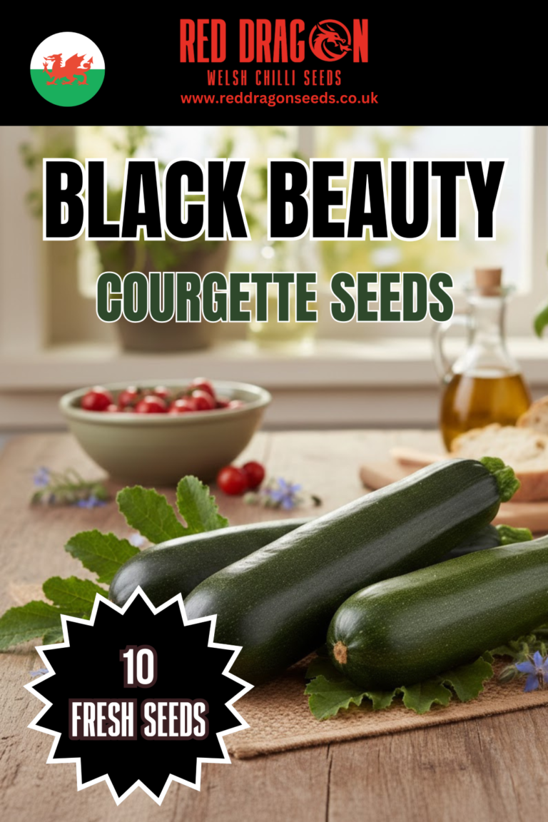 Black Beauty Courgette Seeds – High Yield Classic Variety - Red Dragon ...