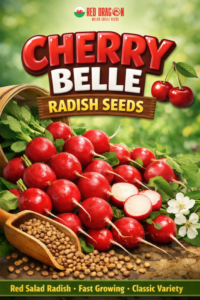 Cherry Belle Radish Seeds - Reliable fast growing radish perfect for ...